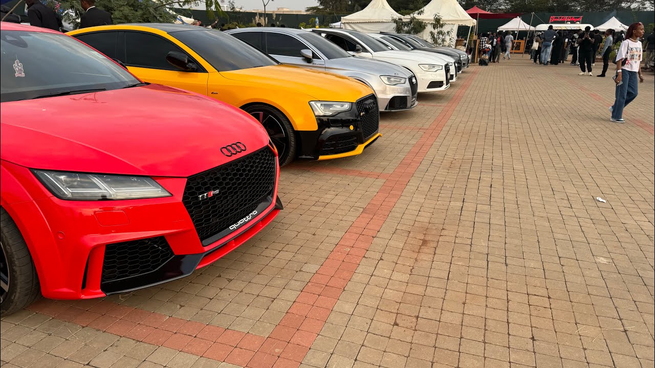 Tuner fest Motor show uhuru Gardens 2024 #cars #Tunerfest #Audi - YouTube