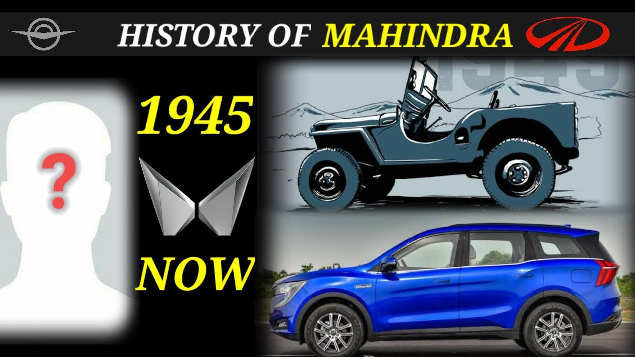 HISTORY Of MAHINDRA & MAHINDRA {1945 - Now} | EVOLUTION Of MAHINDRA ...
