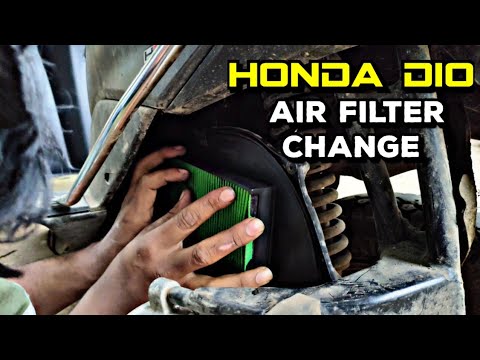 Air Filter Change in Scooter | Honda Dio - YouTube