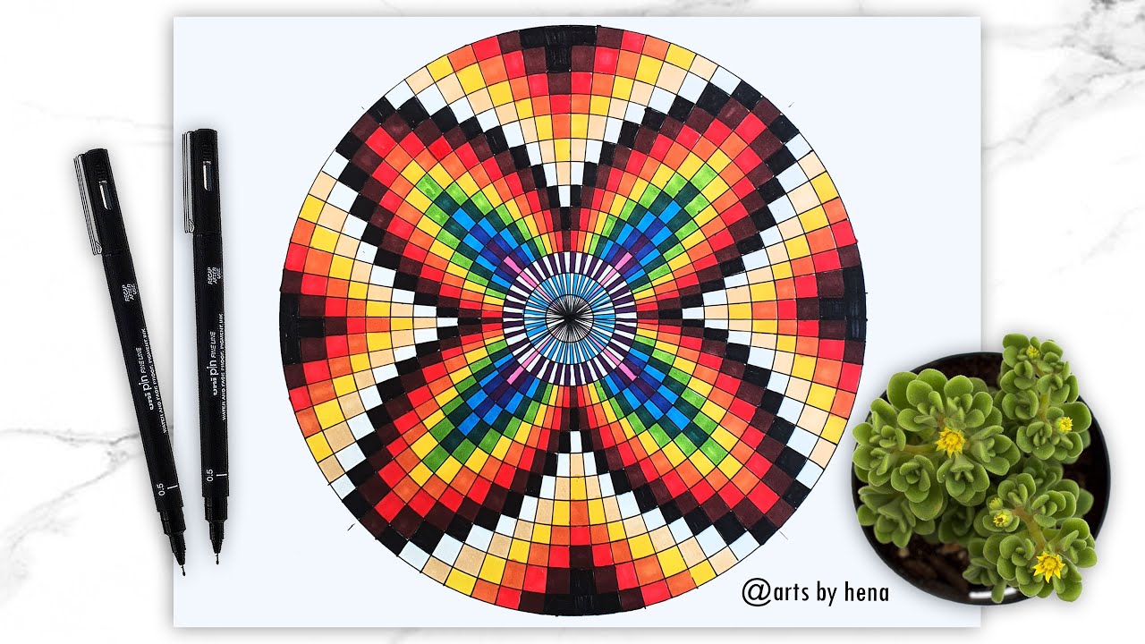 How to Draw - Geometrical Chart || Geometrical Patterns ||Easy ...