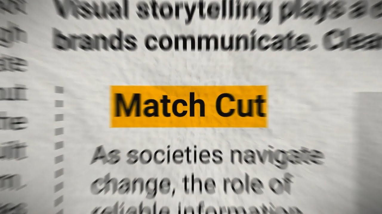 Match Cuts – After Effects Template | Seamless Match Cut Transitions ...