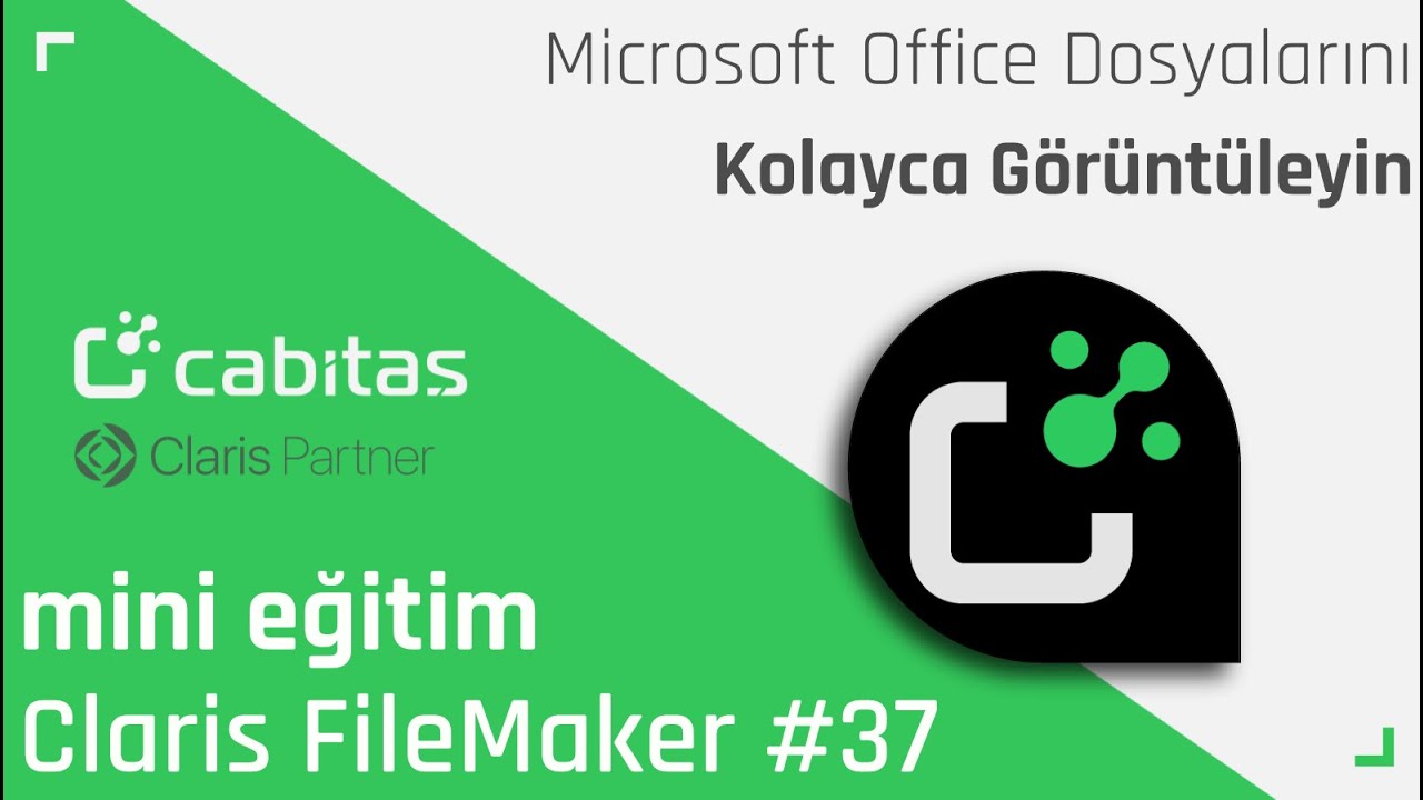 Mini FileMaker Eğitim: Microsoft Office Dosyalarını Kolayca Görüntüleyin #37 #filemaker - YouTube