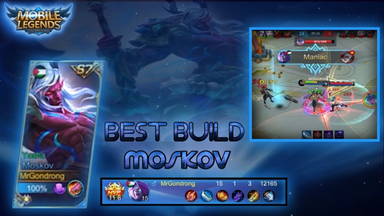 BEST BUILD dan EMBLEM MOSKOV TERBARU TERSAKIT 2020 - MOBILE LEGENDS ...
