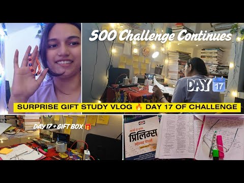 My upsc journey day 17 UPSC Study Vlog Surprise Gift Unboxing ...