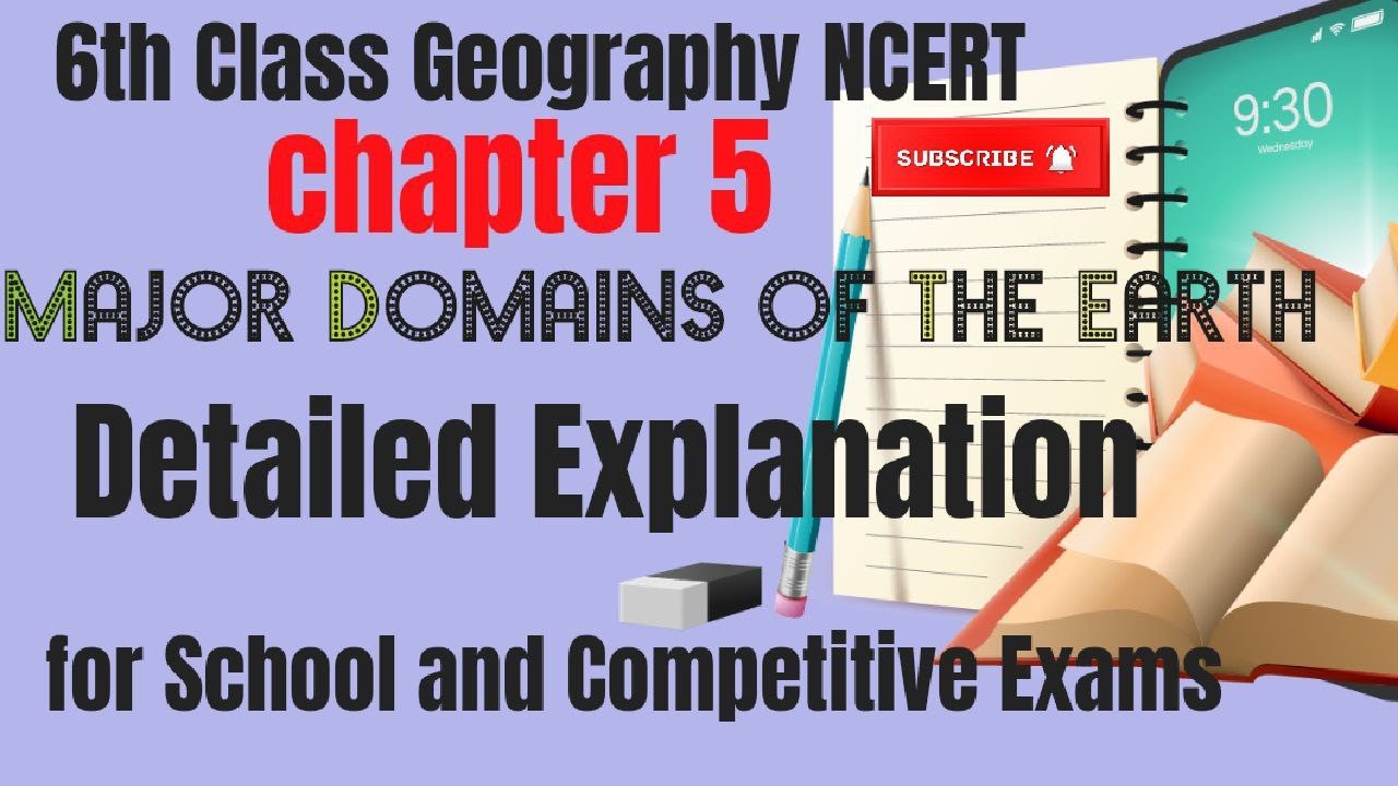 chapter 5 MAJOR DOMAINS OF THE EARTH | class 6th NCERT GEOGRAPHY | # ...