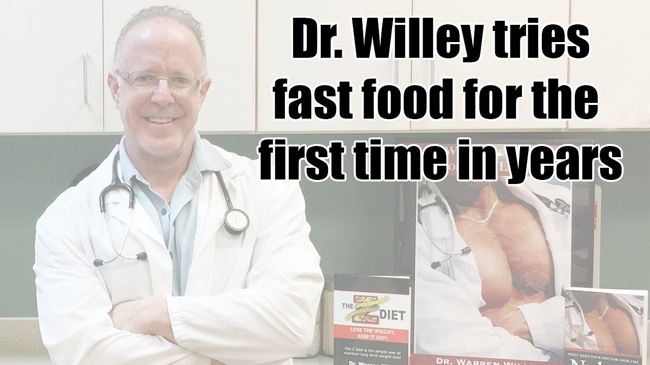 Dr Willey tries fast food for the first time in years - YouTube