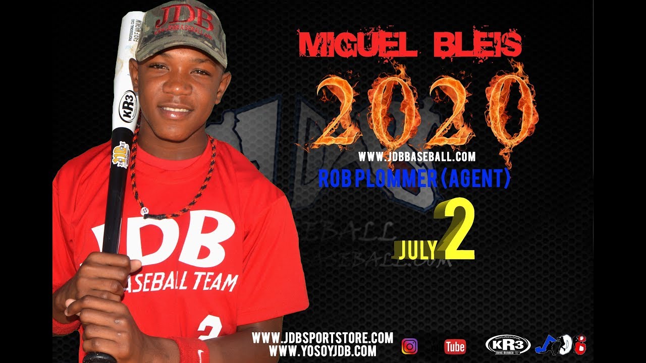 Miguel Bleis OF 2020 Class from (Mejia top 10 Baseball Academy) Date ...