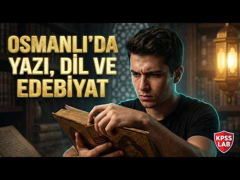 Osmanlı'da Yazı, Dil ve Edebiyat | KPSS / MEB - AGS Tarih 2026 | KPSS Lab #68