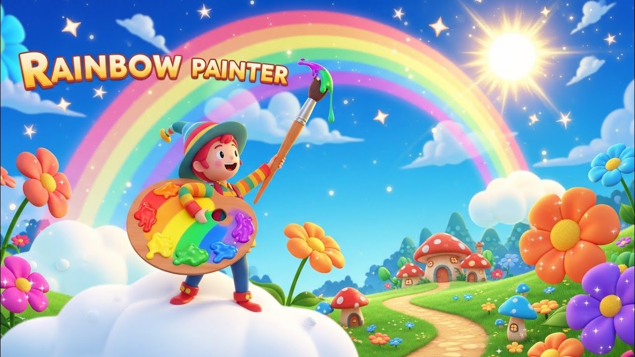 The Rainbow Painter | Magical Moral Story for Kids | Heart Touching ...