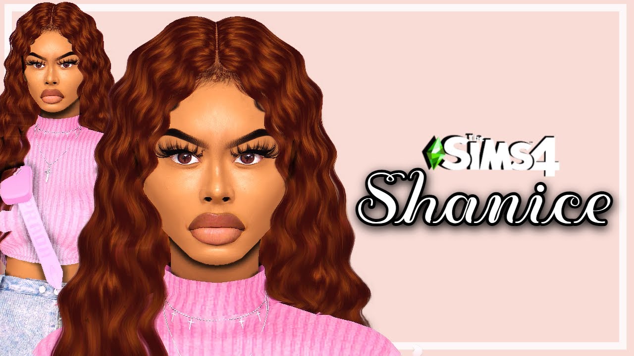 Shanice Richards 💟 || Sims 4 CAS || CC FOLDER+SIM DOWNLOAD - YouTube