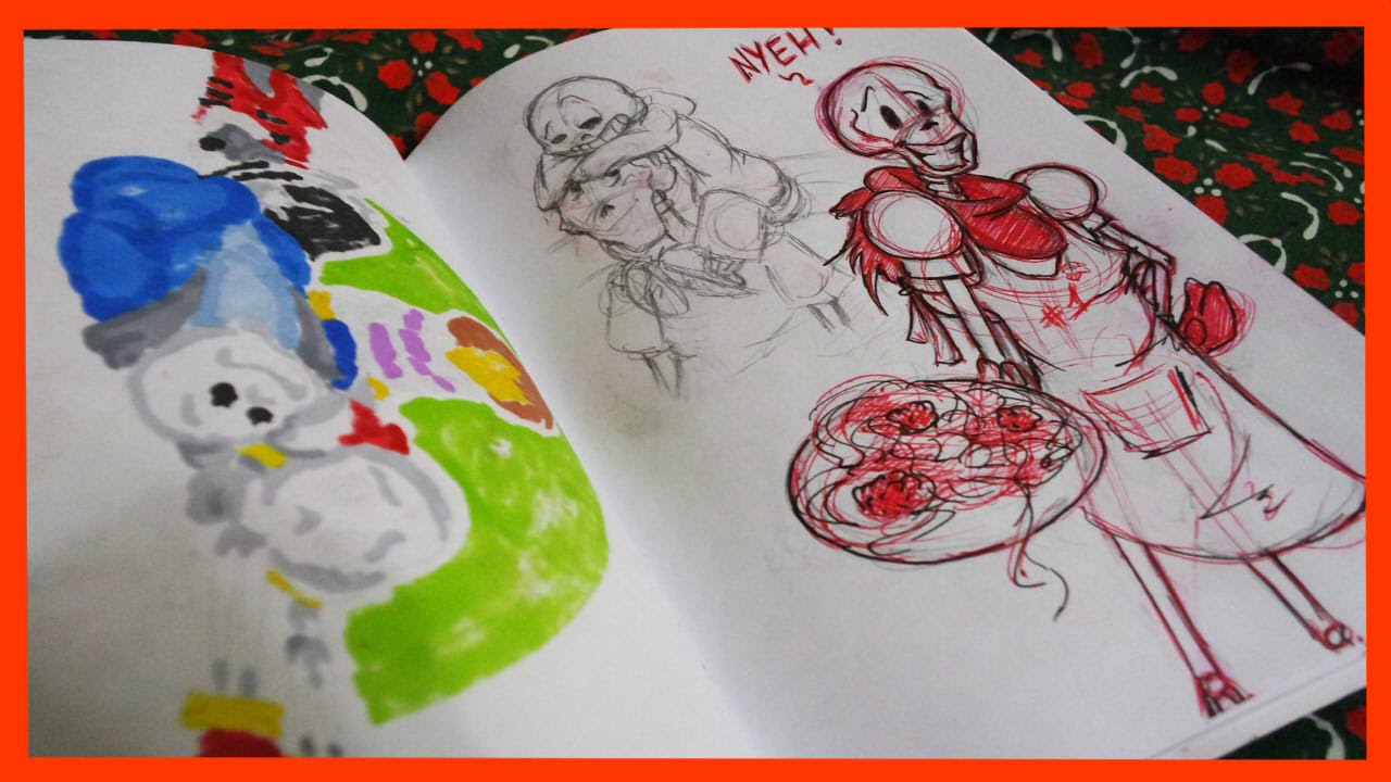 sketchbook review july, 9 UNDERTALE - YouTube