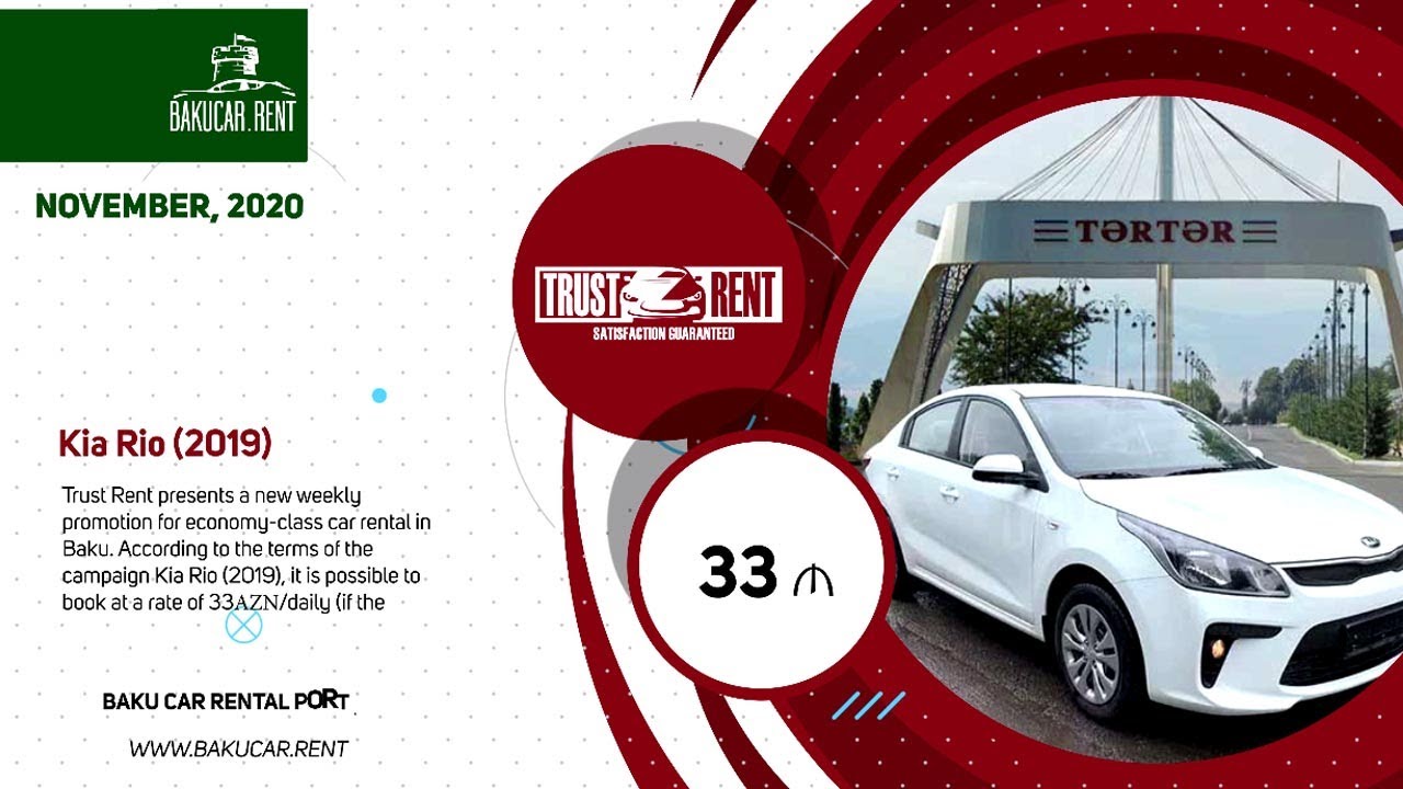 TOP10 deals from local Rent a car Baku companies in November 2020 by ...