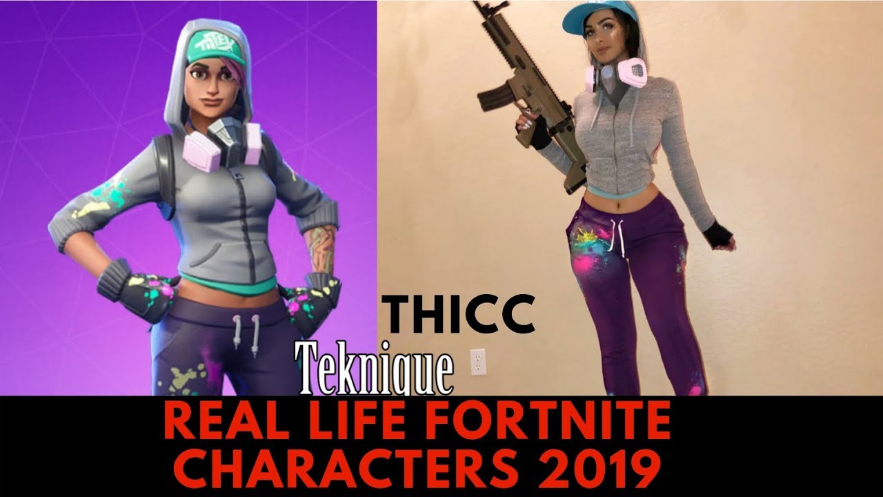 Fortnite Characters In Real Life Female Edition 2019 - YouTube