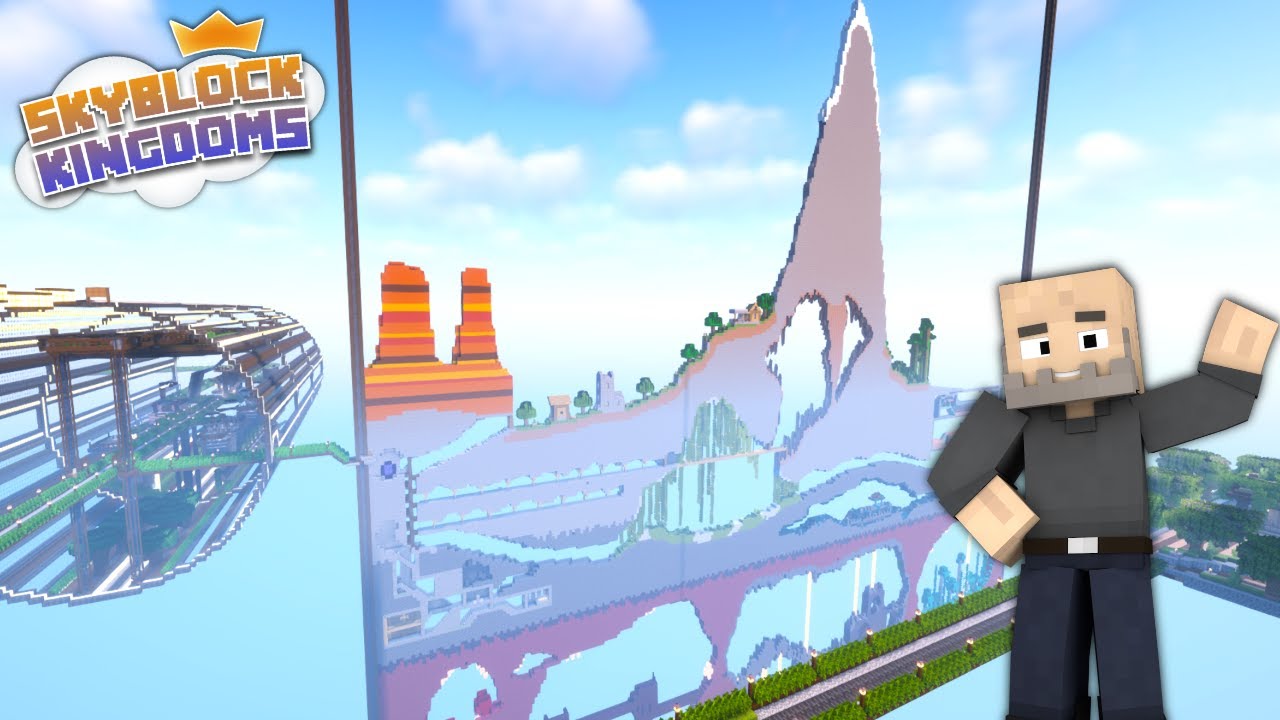 Is This the Most Insane Base EVER in Skyblock Minecraft SMP - YouTube