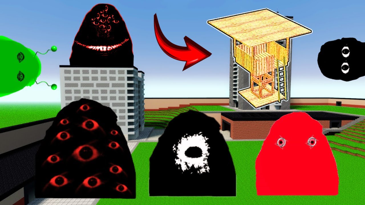 Angry Munci Vs Towers Nextbots Gmod Minecraft 2.0 (Part 2) - YouTube