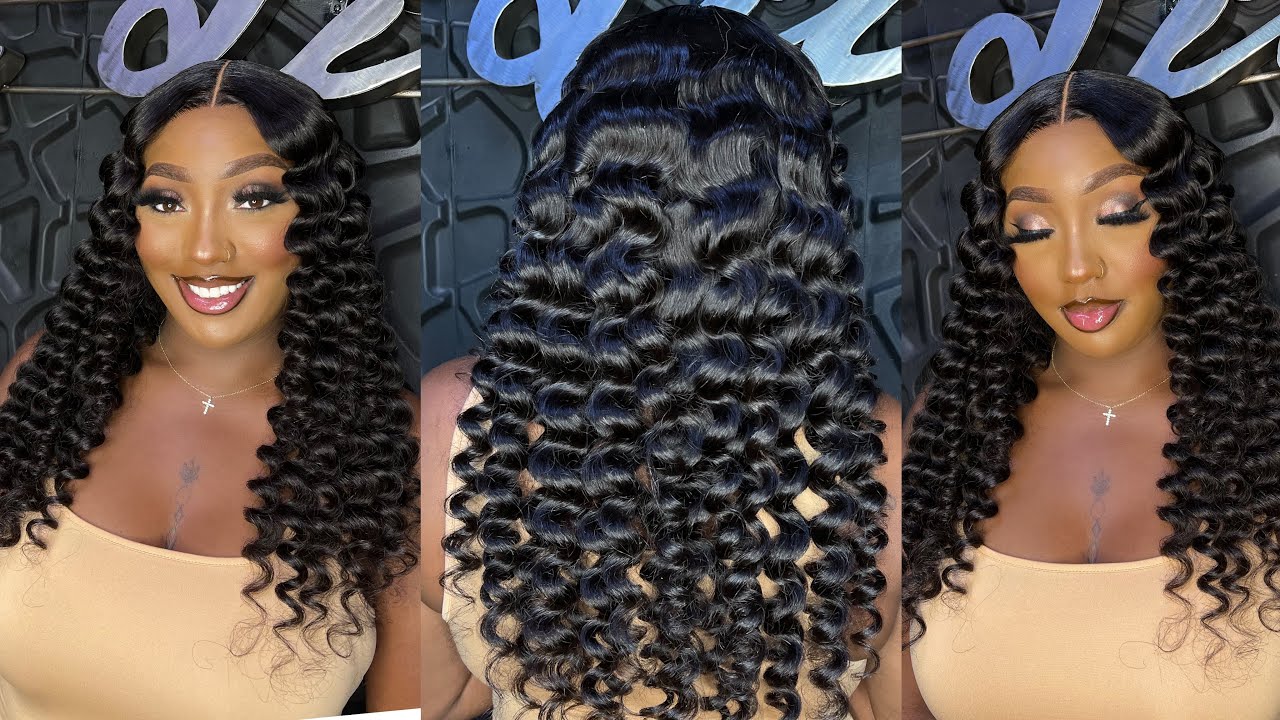 Easy Closure Wig Install ft Arabella Hair 🔥 | How To Wand Curls - YouTube