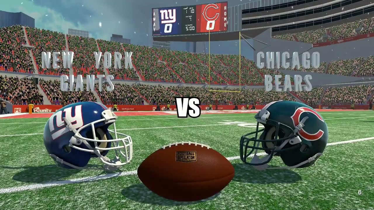 FOOTBALL SIMULATOR NFL MOD!!!| Chicago Bears - YouTube