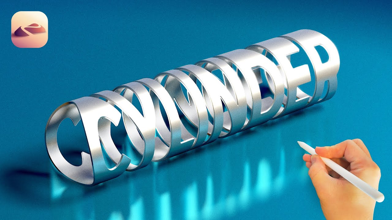 Nomad Sculpt ／ Cylinder Text Tutorial. - YouTube