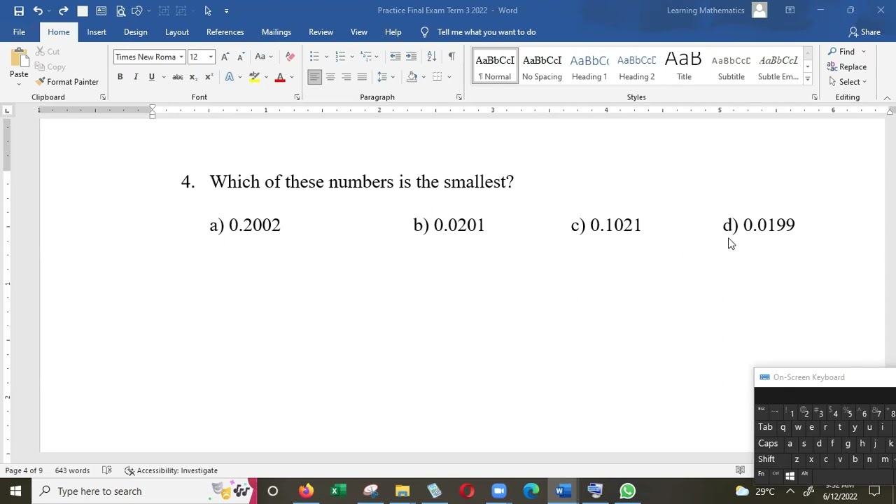 The Smallest Decimal Number - YouTube