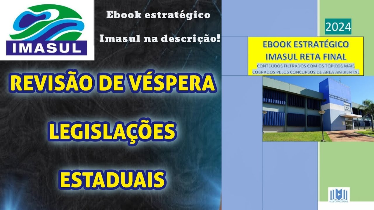 Revisão de véspera IMASUL MS/Leis Estaduais - YouTube