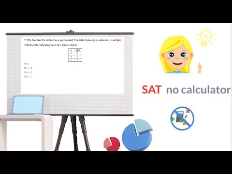 SAT Maths Multiple Choice Q7 - YouTube