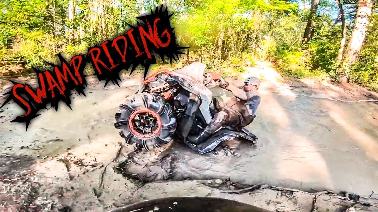 Swamp Action Outback ATV Park Can Ams, Honda 520s, & CFMoto! - YouTube