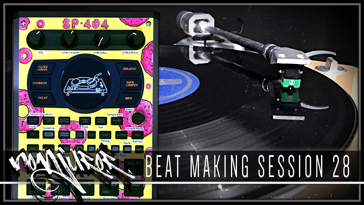 Vinyl → SP-404MKII Sampling Boom Bap | BEAT MAKING SESSION No. 28 - YouTube