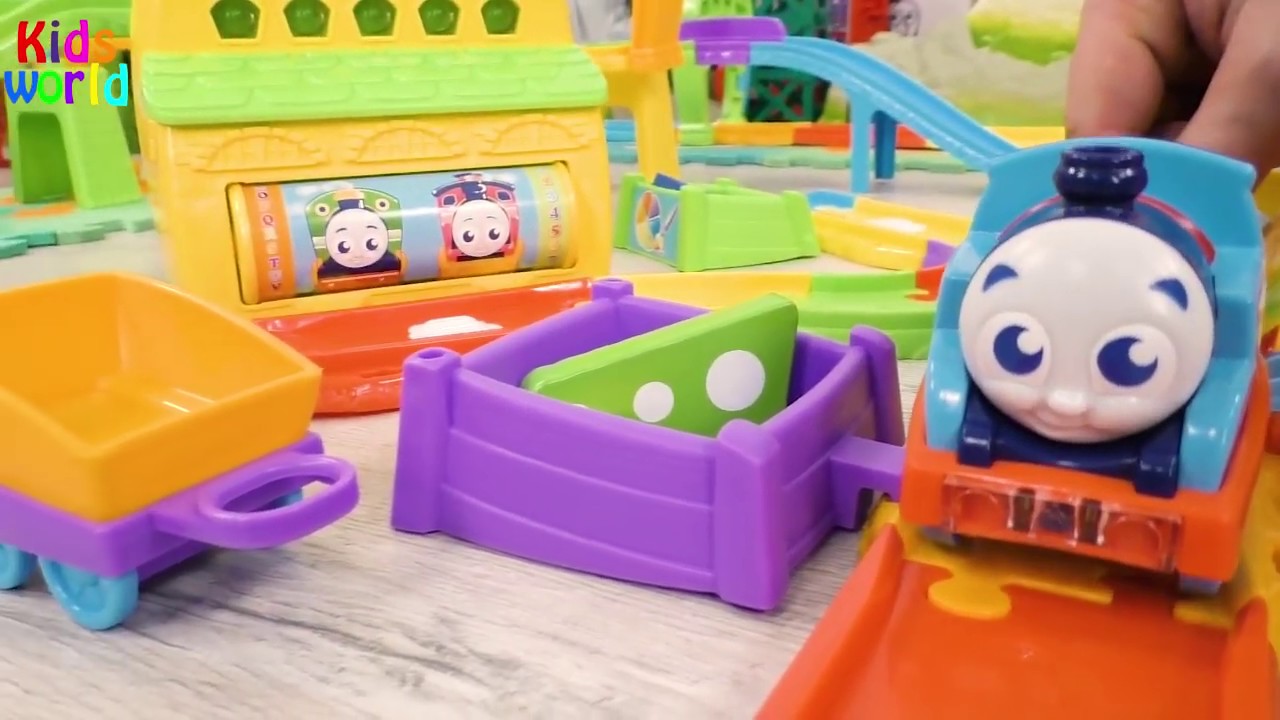Wooden Puzzle with Thomas and Friends | Learn Colors for Kids - YouTube