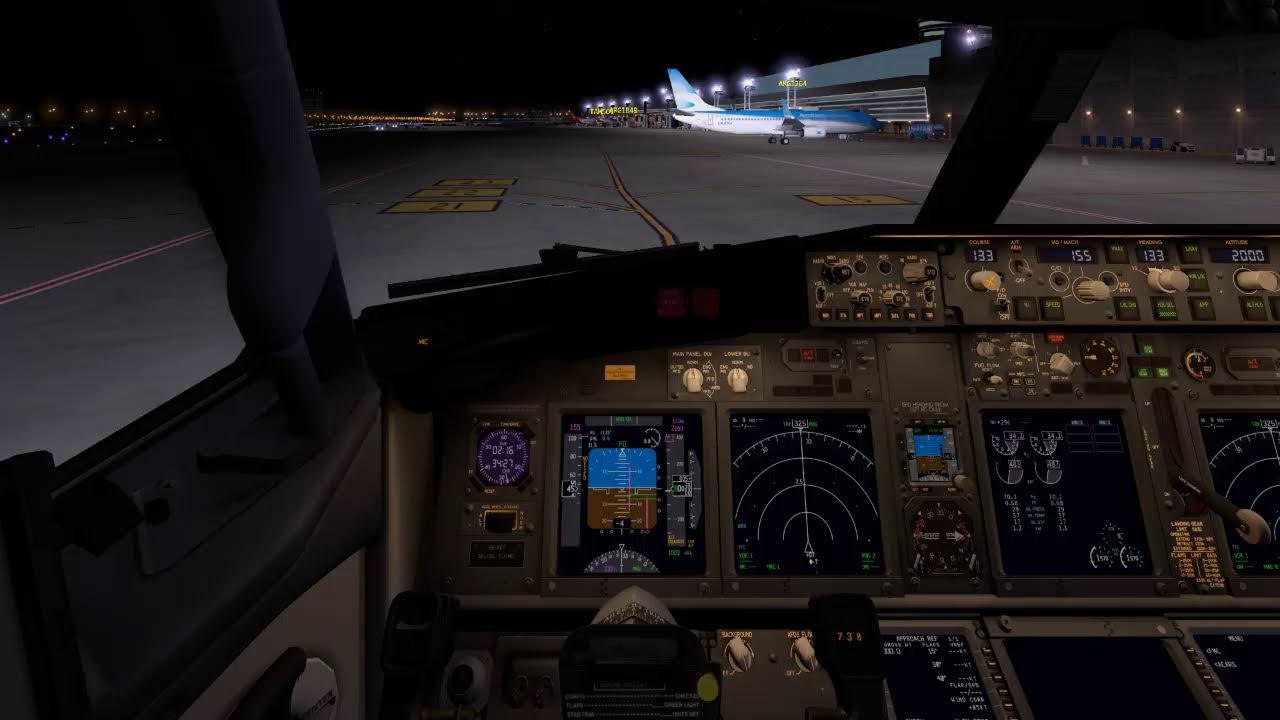 AR1711 Rosario - Aeroparque B737 LV-BZA - YouTube