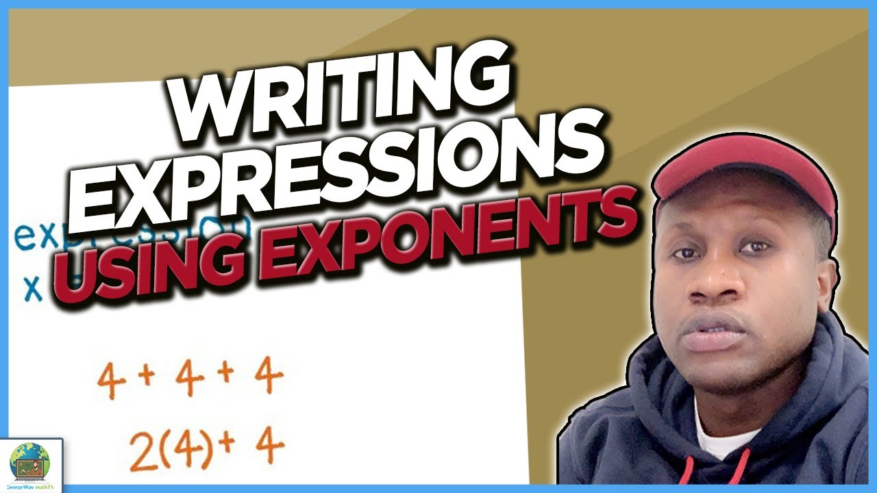 Easiest way to write Expressions Using Exponents - YouTube