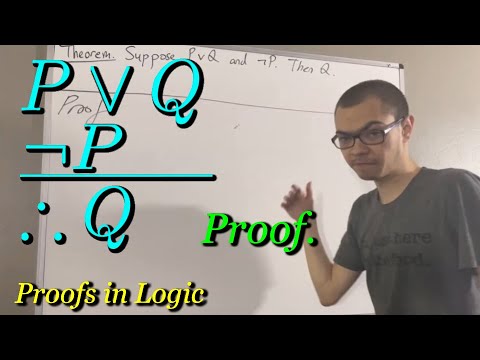 Proof of Disjunctive Syllogism (P or Q. Not P. Therefore Q ...