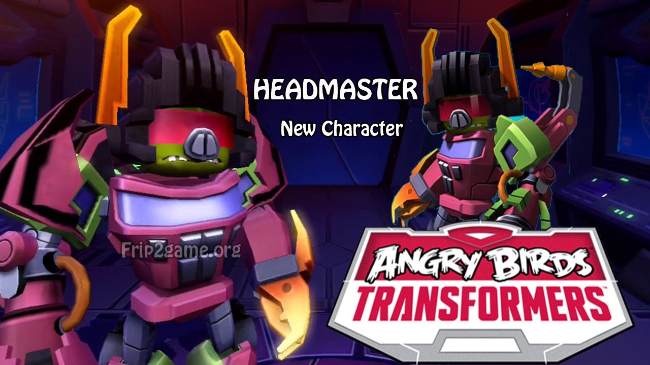 Angry Birds Tranformers HeadMaster New Character Walkthrough - YouTube