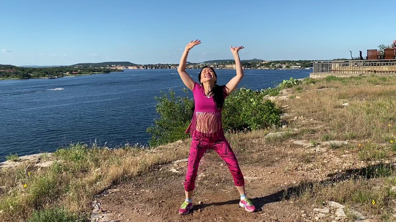 Rain Over Me Dance - Latin Cardio Fitness Dance - Zumba - Lucinda - YouTube