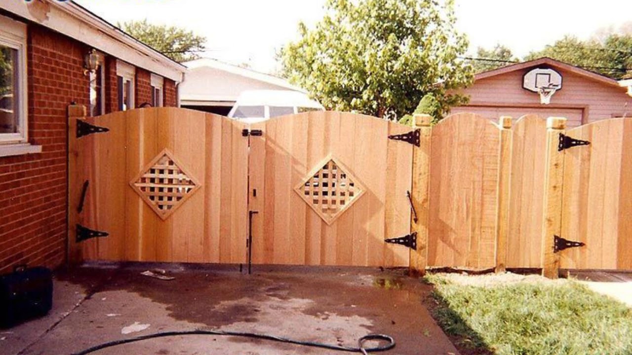 Upright Fence - Gates - YouTube