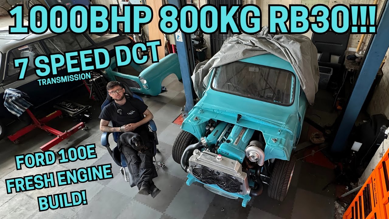 NISSAN RB30 ENGINE SWAPPED 1958 CLASSIC FORD!!! - YouTube