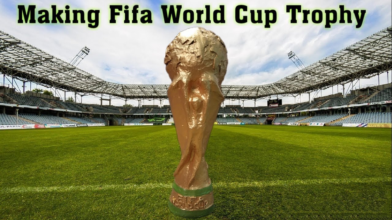 Making FIFA World Cup Trophy By using Waste Material/at Home - YouTube
