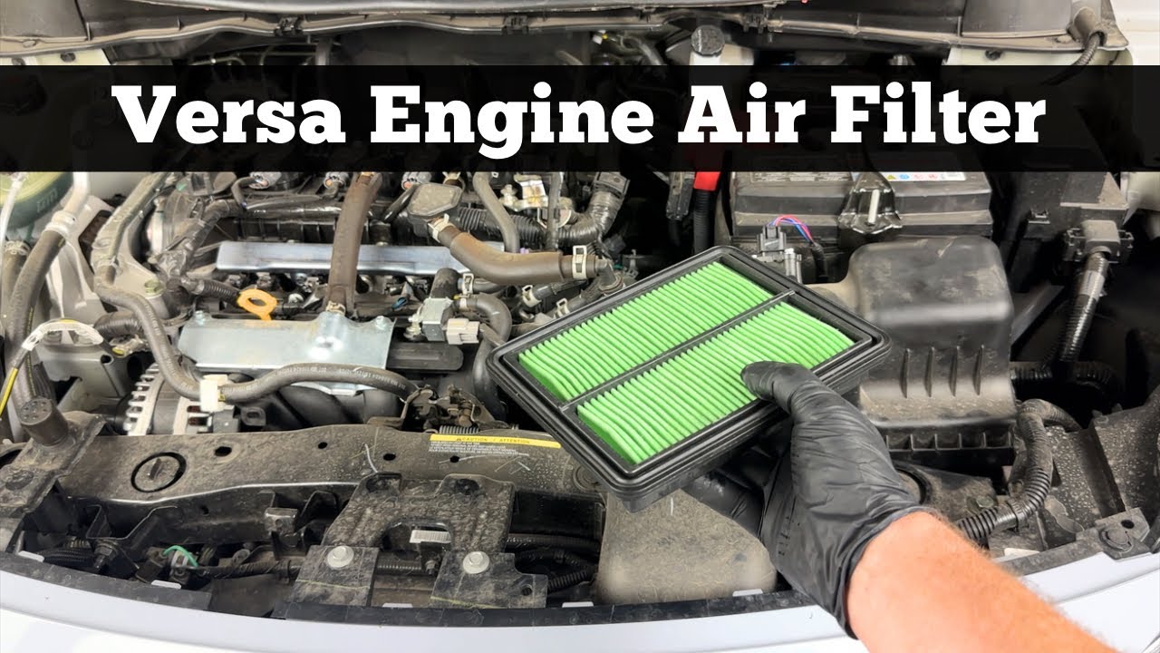 2020 - 2025 NISSAN VERSA Engine Air Filter - How to Change Remove ...