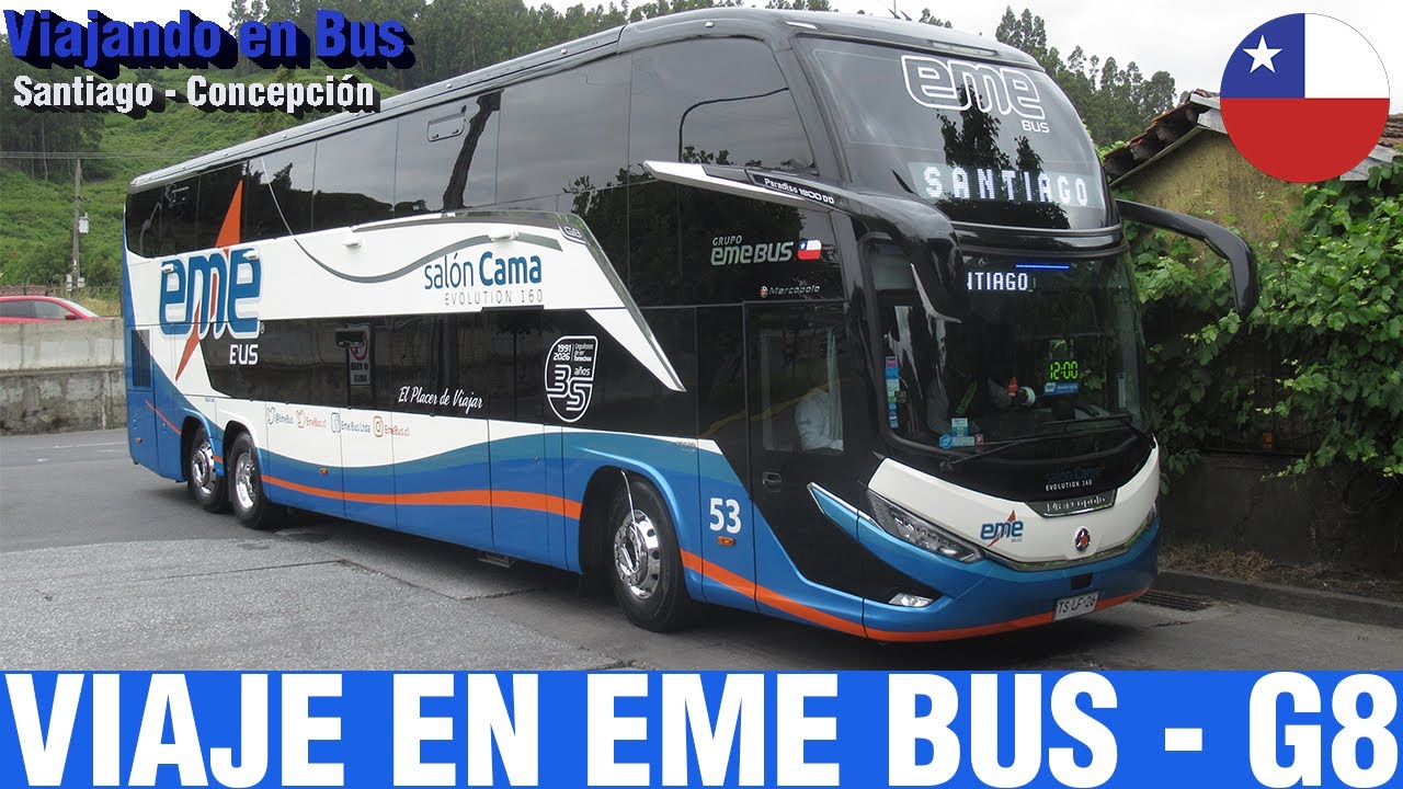 Viajando en Bus | Viaje en Eme Bus Santiago - Concepción (Bus Salon ...