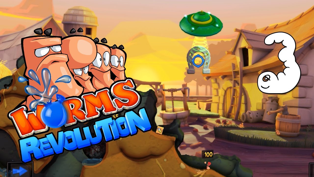 Worms Revolution #3 - Oh, ein Ufo! Multiplayer Gameplay - YouTube