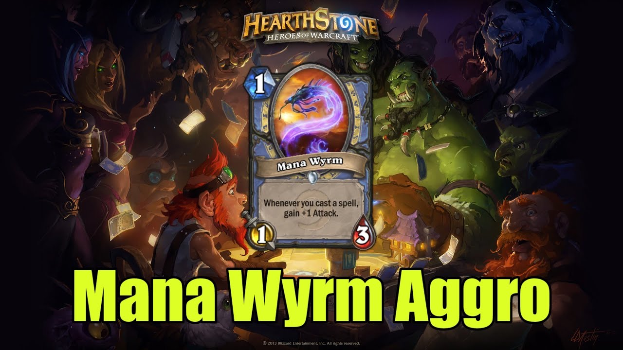 Hearthstone - Aggressive Mana Wyrm - YouTube