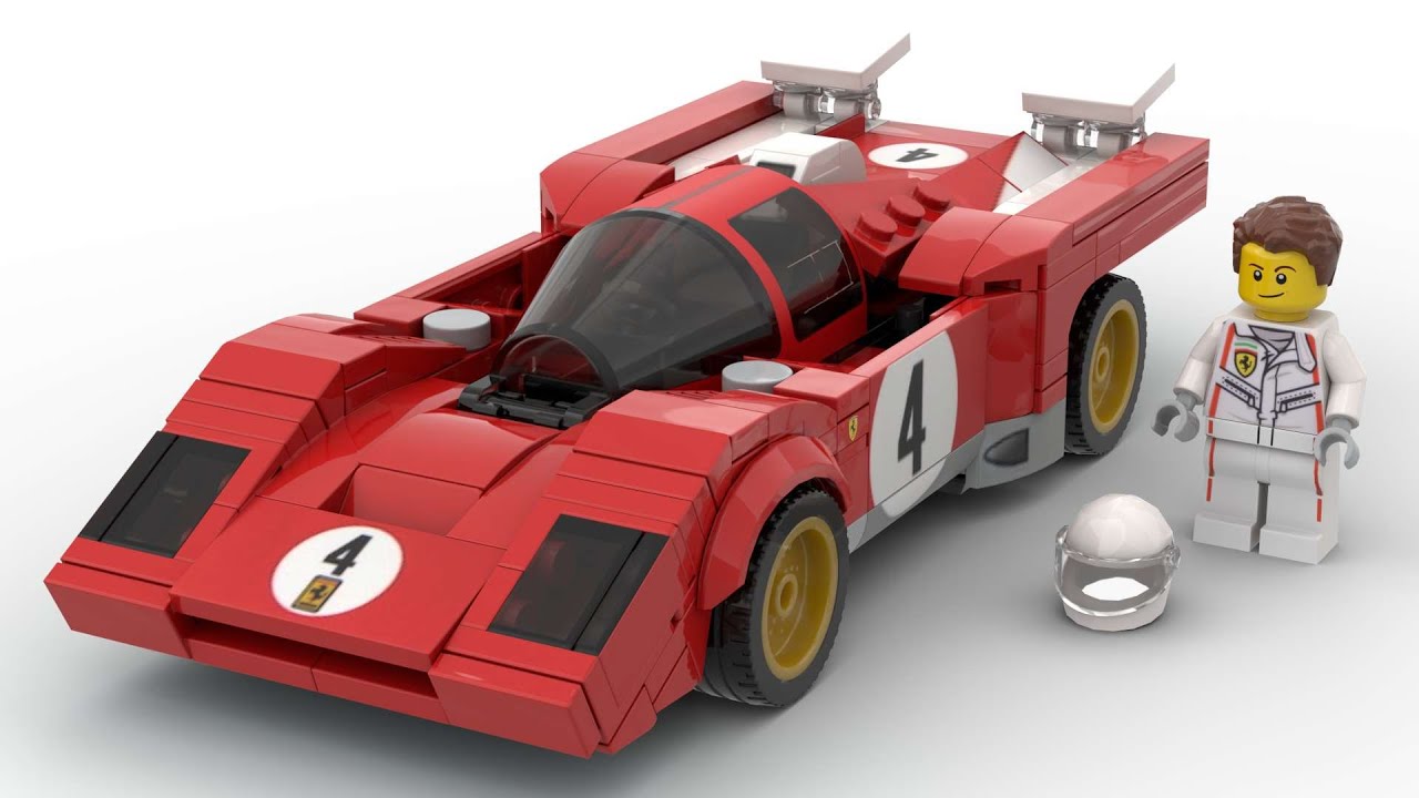 Lego 76906 1970 Ferrari 512 M Speed Build Studio Bricklink LDD by ...