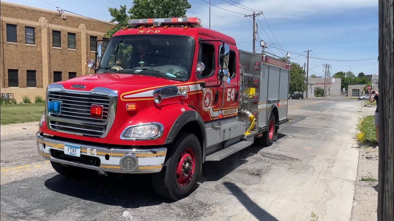 Minneapolis - Engine 4 Responding - YouTube