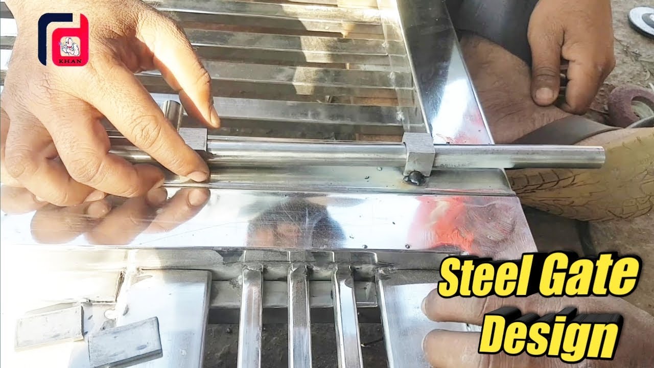 Steel Gate Design For Home || how to build a biggest gate - YouTube