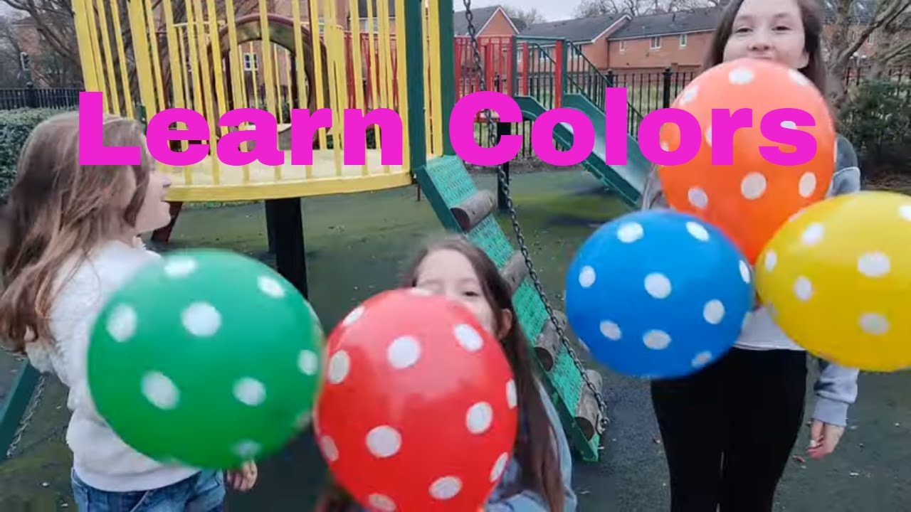 Learn Colors for toddles - Learn colors with colorful balloons ...