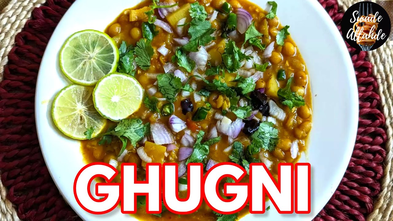 GHUGNI | Bengali Style Snack with Yellow Peas | MUST TRY - YouTube