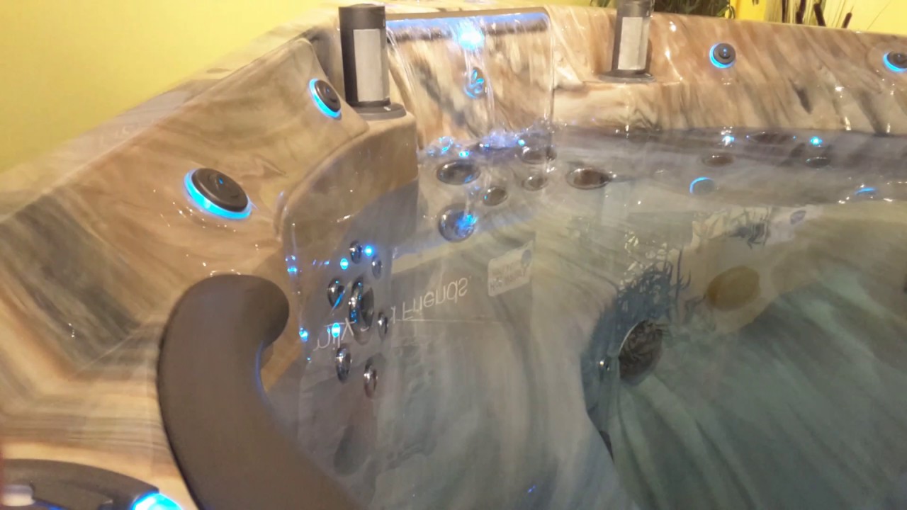 Touchscreen Control Panel on Coast Spa Luxury Series - YouTube