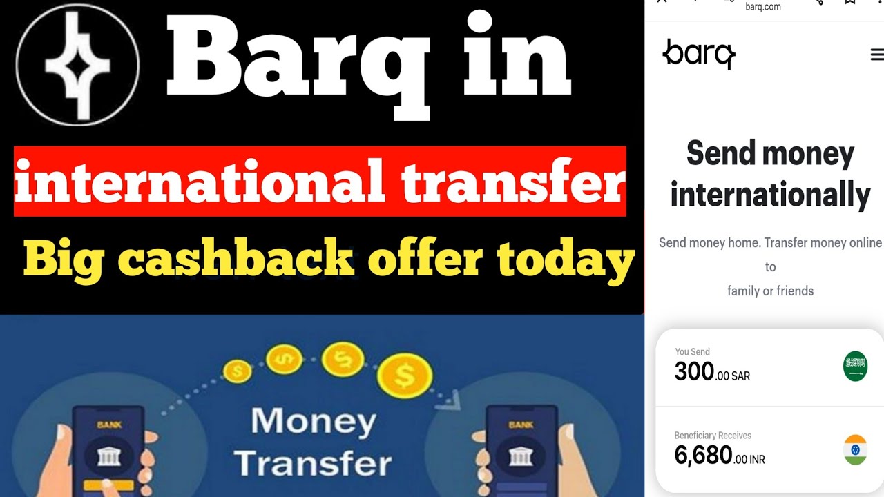 BARq account for Big update/barq international transfer cashback offer ...