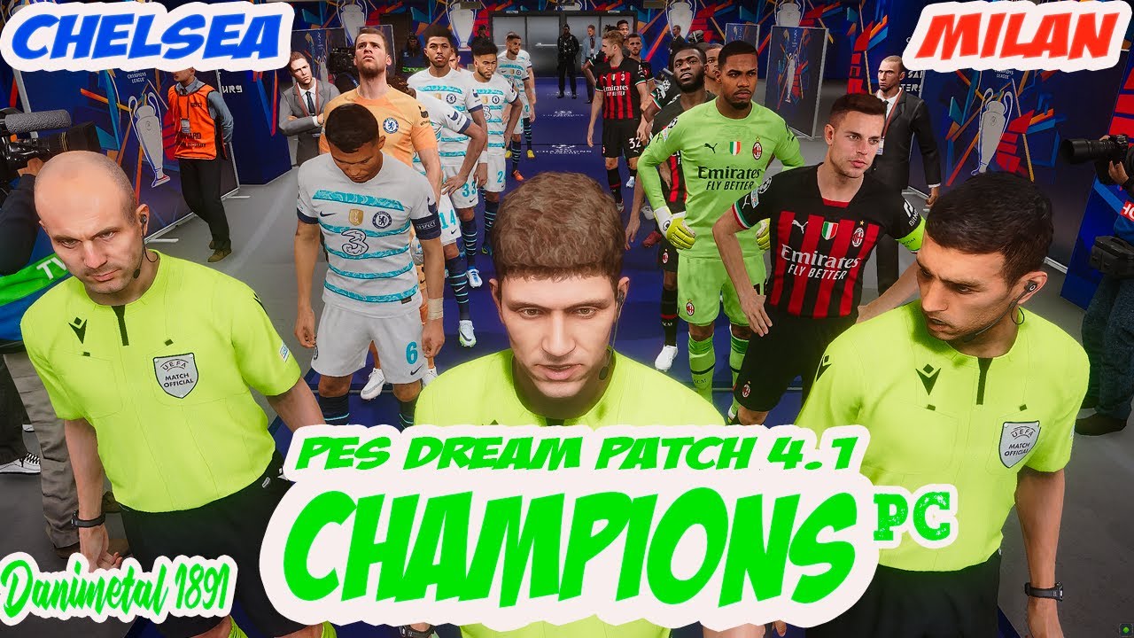 PES Dream Patch 4.1 - LIGA MASTER / MILAN - Partido de ida con CHELSEA ...
