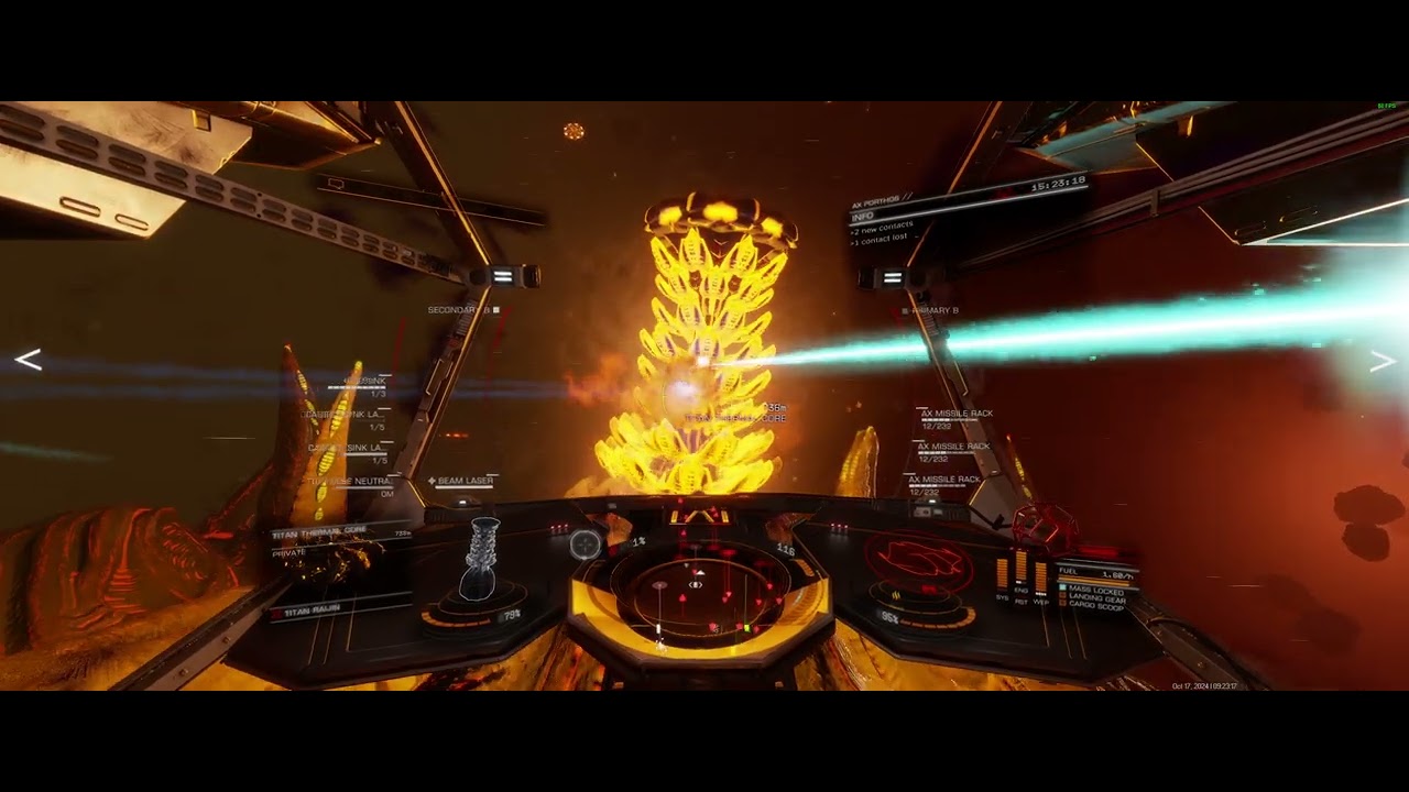 Elite Dangerous // Titan Raijin Heart Runs - Ultrawide (21:9) - YouTube