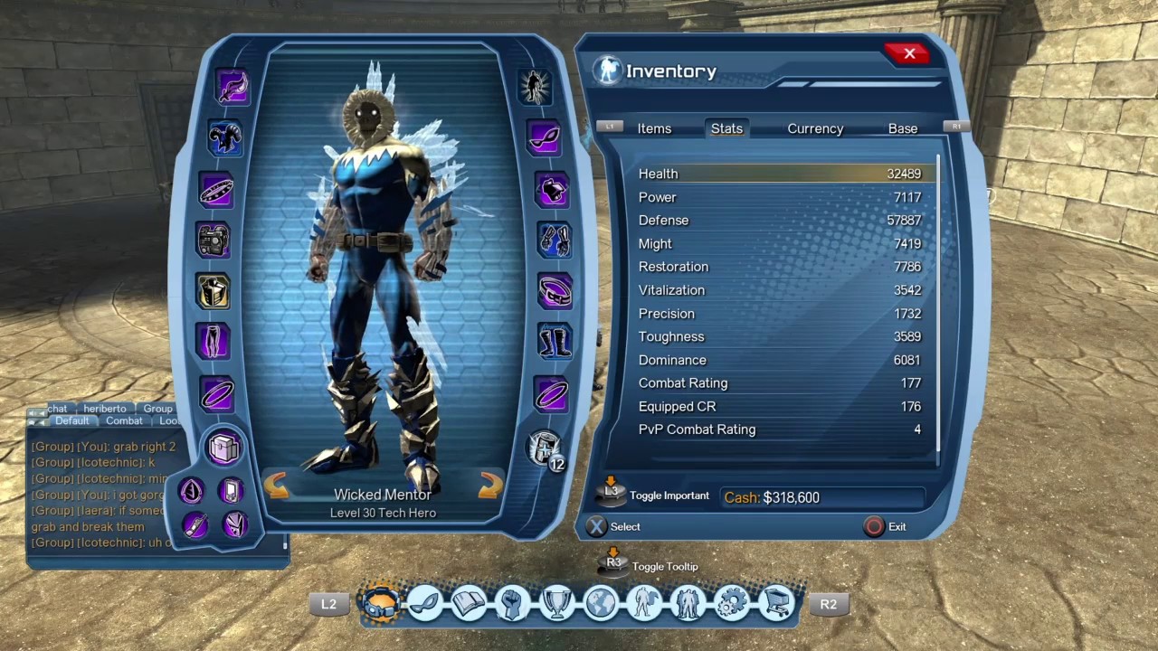 DCUO Ice Tank Loadout! With Gameplay! - YouTube